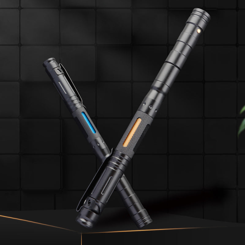 Multi-Tool Tactical Pen EDC Gear Survival LED Flashlight, Window Brea ...